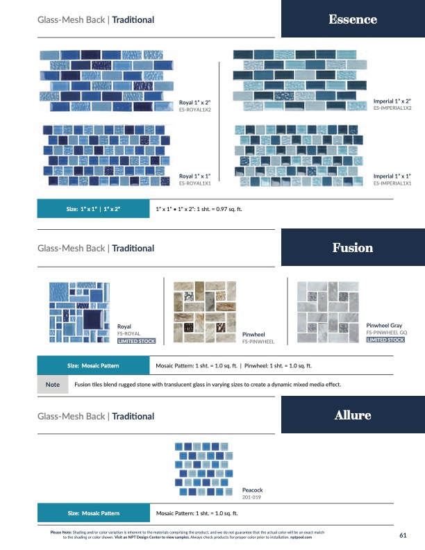 Little Tile Inc - Online Source To Pool Tiles - Pool Glass - Pool ...