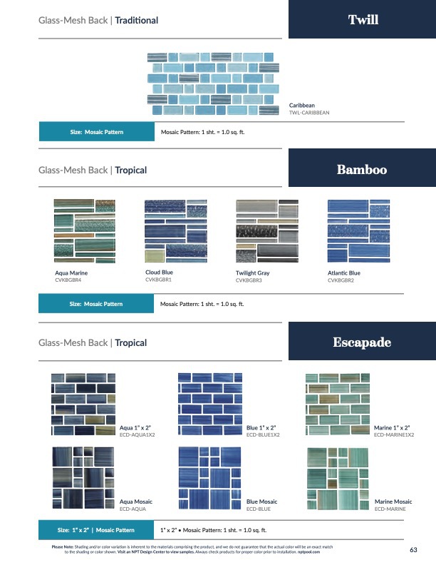 Little Tile Inc - Online Source To Pool Tiles - Pool Glass - Pool ...