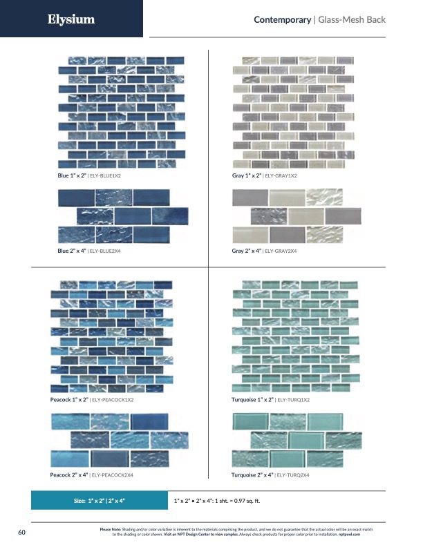 Little Tile Inc - Online Source To Pool Tiles - Pool Glass - Pool ...